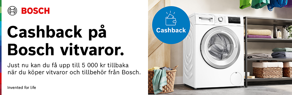 Cashback på Bosch vitvaror - Power.se